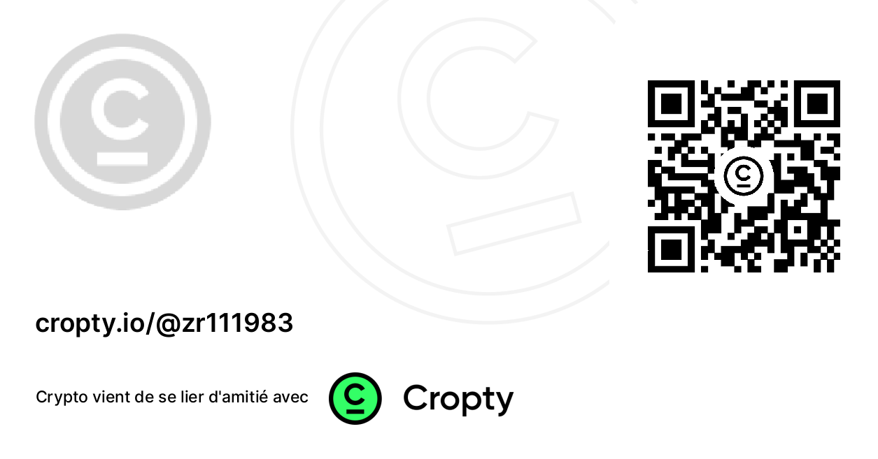 @zr111983 - envoyer crypto via Cropty